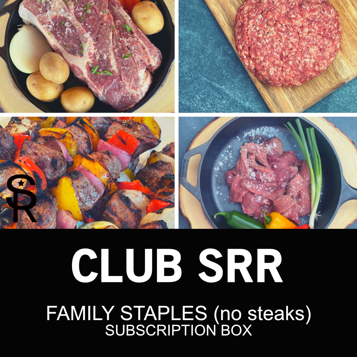 Subscription Box- Family Staples (no steaks) – Salt River Ranch